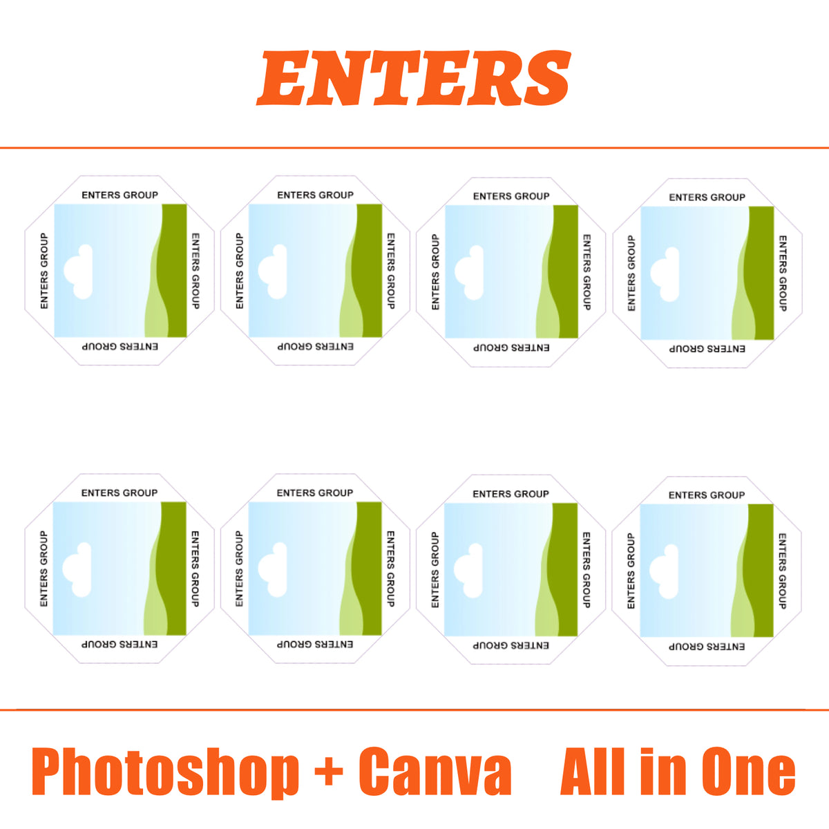 50mm & 63.5mm Magnet Maker Photo Templates